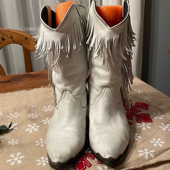 ACME | Shoes | Vintage Acme Fringed Boots | Poshmark